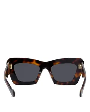 Loewe Anagram Cat Eye Sunglasses, 52mm - Havana/smoke