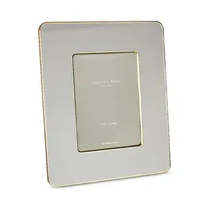 ADDISON ROSS Gold Edged Studio Enamel Photo Frame, 5 X 7 - Chiffon