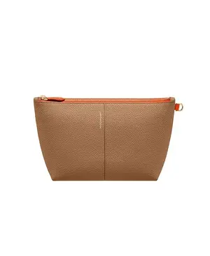 MAISON DE SABRE Maison De Sabre Small Leather Pouch Manhattan Sandstone
