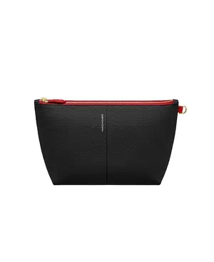 MAISON DE SABRE Maison De Sabre Small Leather Pouch Rouge Noir