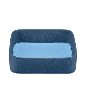 MAISON DE SABRE Leather Catchall Tray - Pacific Sky