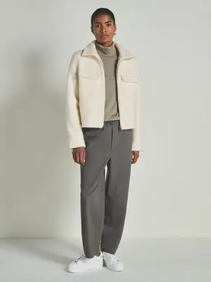 Les 100 Ciels Textured Wool Lola Jacket