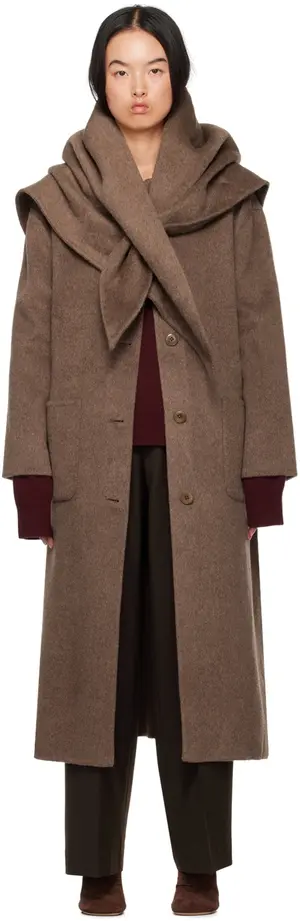 Sea Brown Viv Coat - Brown