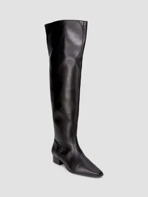 Schutz Helena Over-the-knee Leather Boots