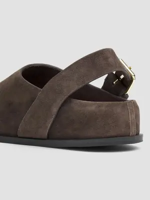 A.emery Louis Suede Clogs - Mulch