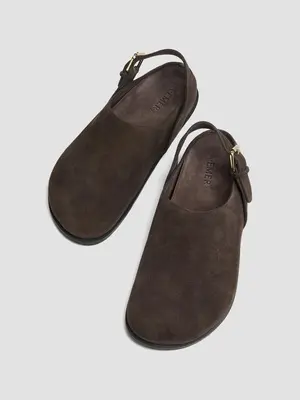 A.emery Louis Suede Clogs - Mulch