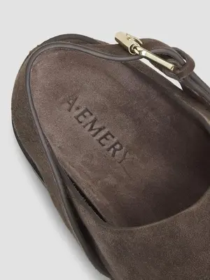 A.emery Louis Suede Clogs - Mulch