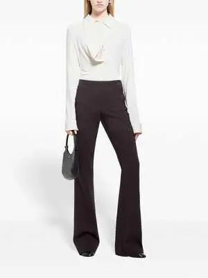 COURREGES Oblique Tailored Trousers - Brown