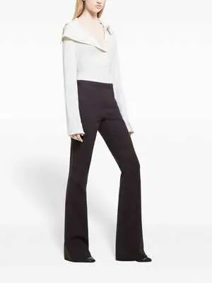 COURREGES Oblique Tailored Trousers - Brown