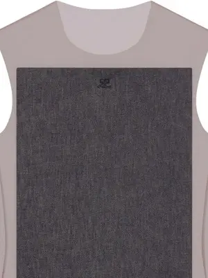 COURREGES Illusion Bodysuit - Brown