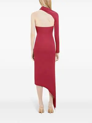 COURREGES Slash Crepe Maxi Dress