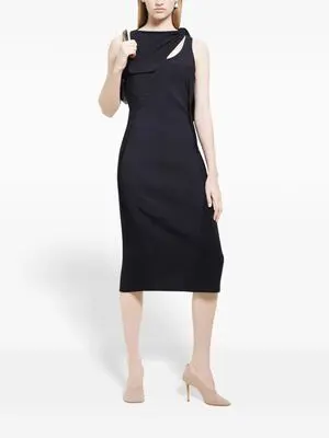 COURREGES Draped Midi Dress