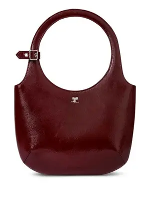 COURREGES Holy Leather Tote Bag - Red