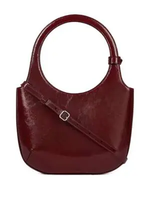COURREGES Holy Leather Tote Bag - Red