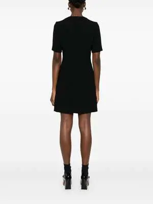 Barbara Bui Jewel Crepe Mini Dress