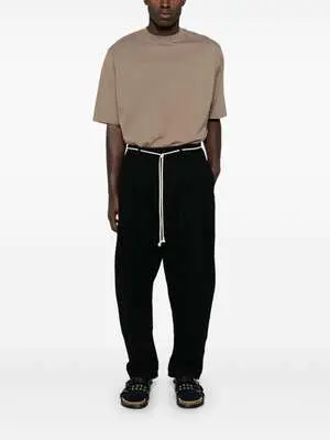 MORDECAI Pleated Drawstring Trousers