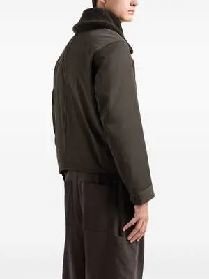 Emporio Armani Shearling-collar Padded Jacket