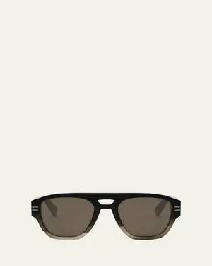 BVLGARI B.zero1 Aviator Sunglasses - Hrno/brn