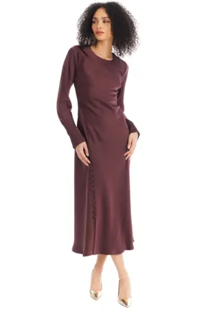 ALLISON NEW YORK Satin Slip Dress