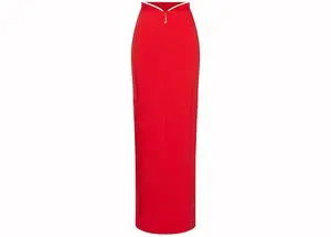 Jacquemus X Nike Maxi Skirt - Dark Red