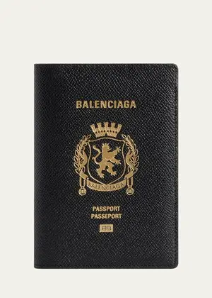 Balenciaga Passport Leather Holder