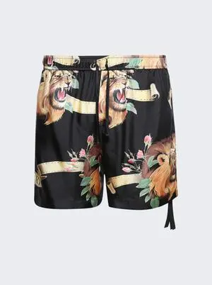 Amiri Lion Short - Black