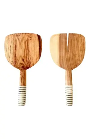 SIAFU HOME Punda Milia Serving Spoons - Natural