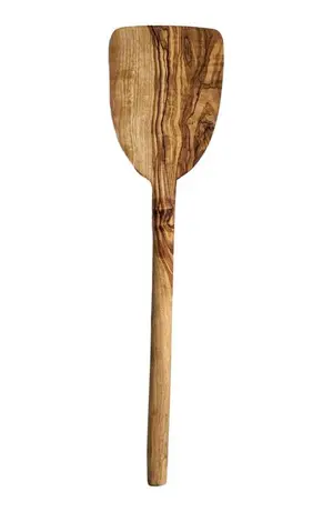 GHARYAN STONEWARE Olive Wood Pancake Spatula - Natural