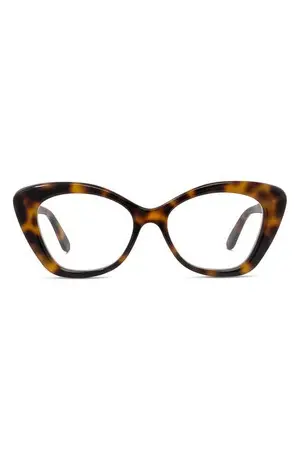 Loewe Curvy Cat Eye Optical Glasses - Dark Havana