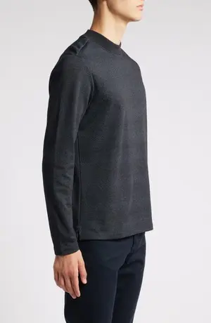 Robert Barakett Walcove Striped Crewneck Sweatshirt