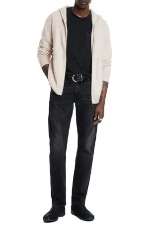 John Varvatos Catherine Hooded Cashmere Zip Cardigan
