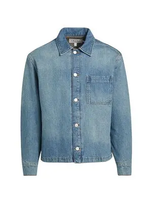 FRAME Men's Denim Shirt Jacket - Frequency  - Frequency
