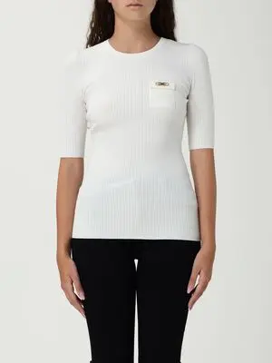 Elisabetta Franchi Off The Shoulder Sweaters For Women