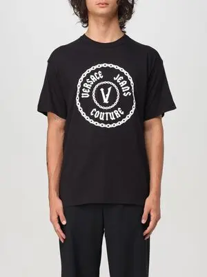 Versace Jeans Couture Black T-shirts For Men