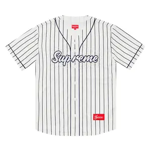 Supreme Rhinestone Baseball Jersey