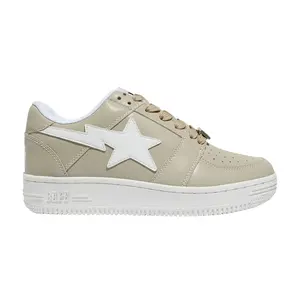 A BATHING APE Bapesta Low Sneakers Cream