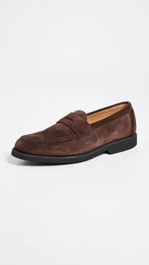 SEBAGO Ryan Suede Polaris Loafers - Dark Brown