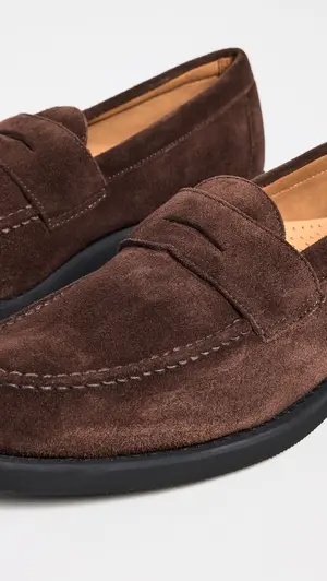SEBAGO Ryan Suede Polaris Loafers - Dark Brown