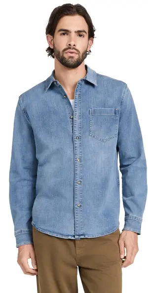FAIR HARBOR The Driftwood Denim Shirt