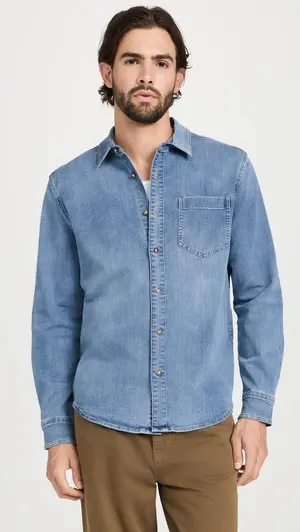 FAIR HARBOR The Driftwood Denim Shirt
