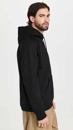 Carhartt Work In Progress Hooded Chase Sweatshirt - Black/gold