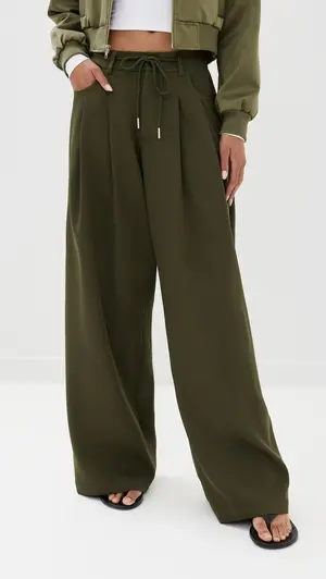 Lioness Slouched Tie Up Trousers