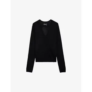Zadig&Voltaire Embroidered Cashmere Jumper - Noir