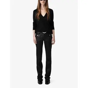 Zadig&Voltaire Embroidered Cashmere Jumper - Noir