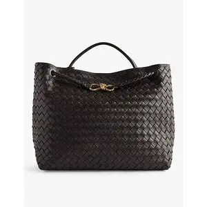 Bottega Veneta Andiamo Twisted Shoulder Bags