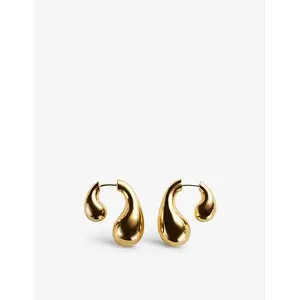 Bottega Veneta Drop Earrings - Yellow Gold