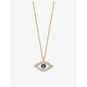 Astley Clarke Evil Eye Pendant Necklace - Solid Yellow Gold
