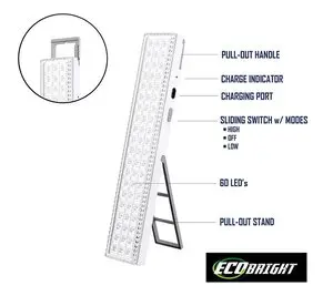 ECO BRIGHT Led Rechargeable Light Bar