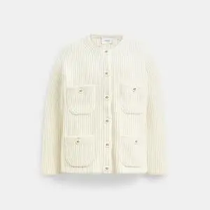 COACH Oversized Pocket Cardigan