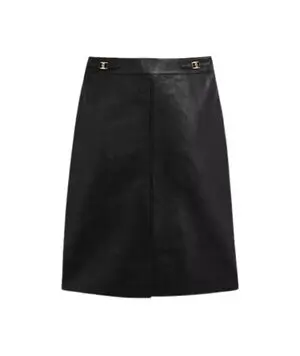 COACH Heritage C Leather Skirt